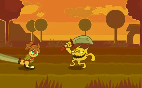 Sammy Samurai Runner - Play Online on Flash Museum 🕹️