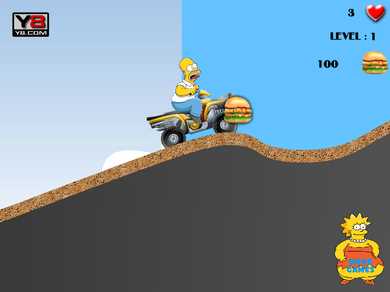 Simpsons Starving Rush - Play Online on Flash Museum 🕹️