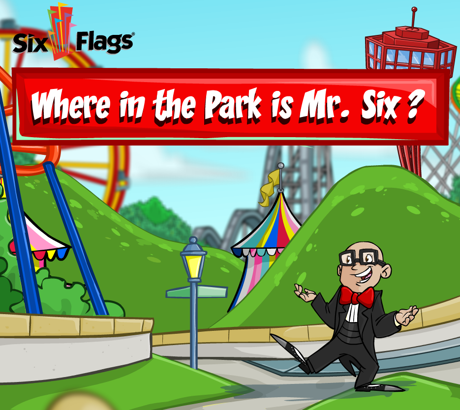 Six Flags Where in the Park is Mr. Six - Play Online on Flash Museum 🕹️