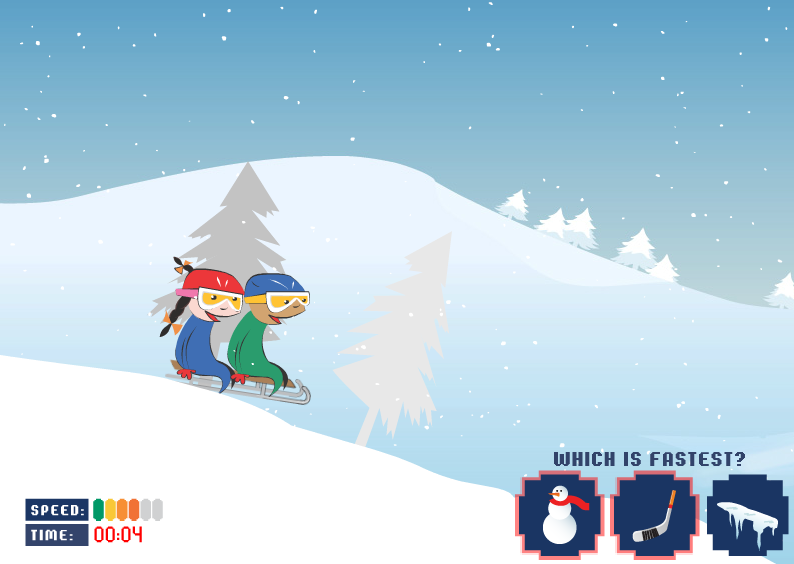 Sled Ride Challenge - Play Online on Flash Museum 🕹️