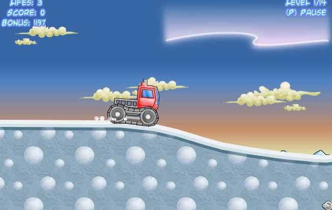 Snow Truck - Play Online on Flash Museum 🕹️