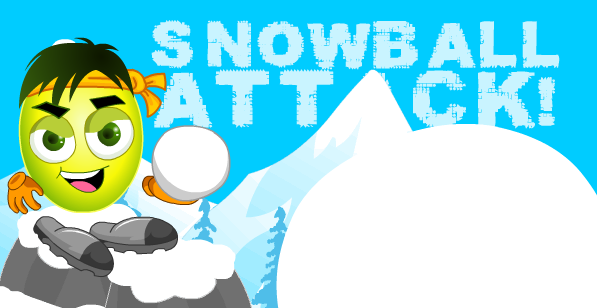 Snowball Attack - Play Online on Flash Museum 🕹️