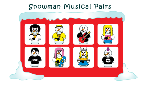 Snowman Musical Pairs - Play Online on Flash Museum 🕹️