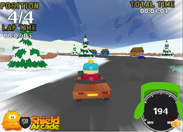 South Park Race 3D - Play Online on Flash Museum 🕹️