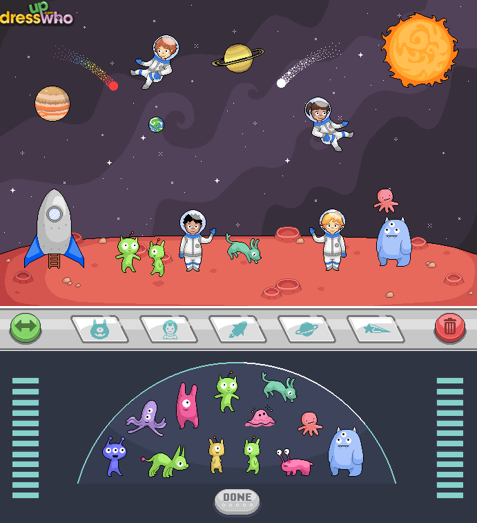Space Design - Play Online on Flash Museum 🕹️