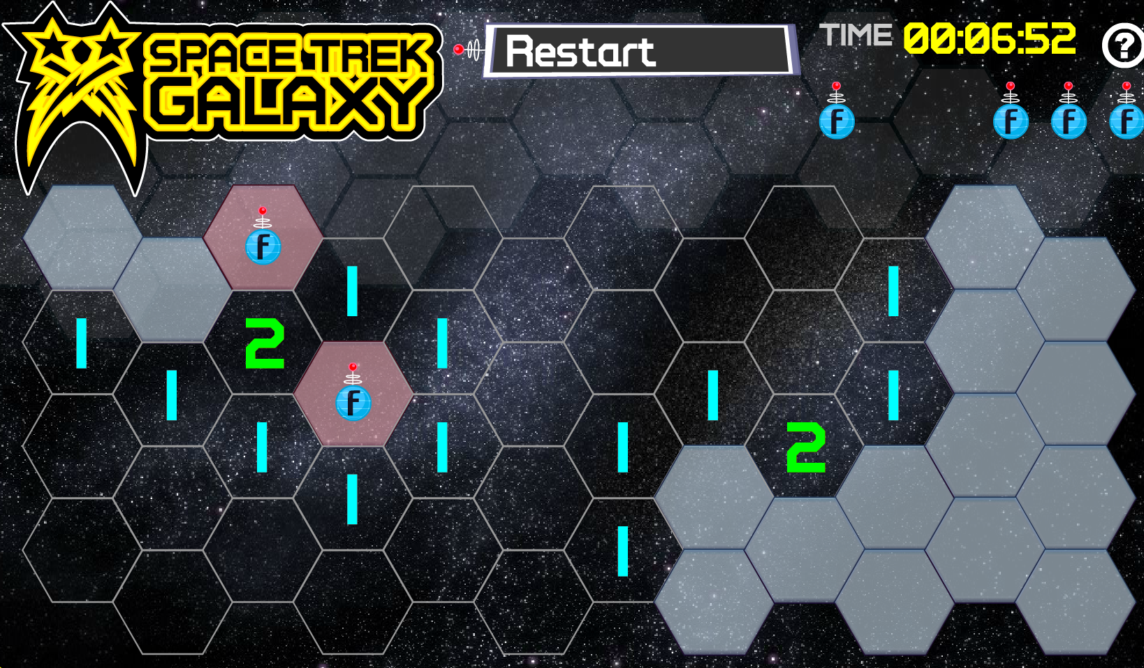 Space Trek Galaxy - Play Online on Flash Museum 🕹️