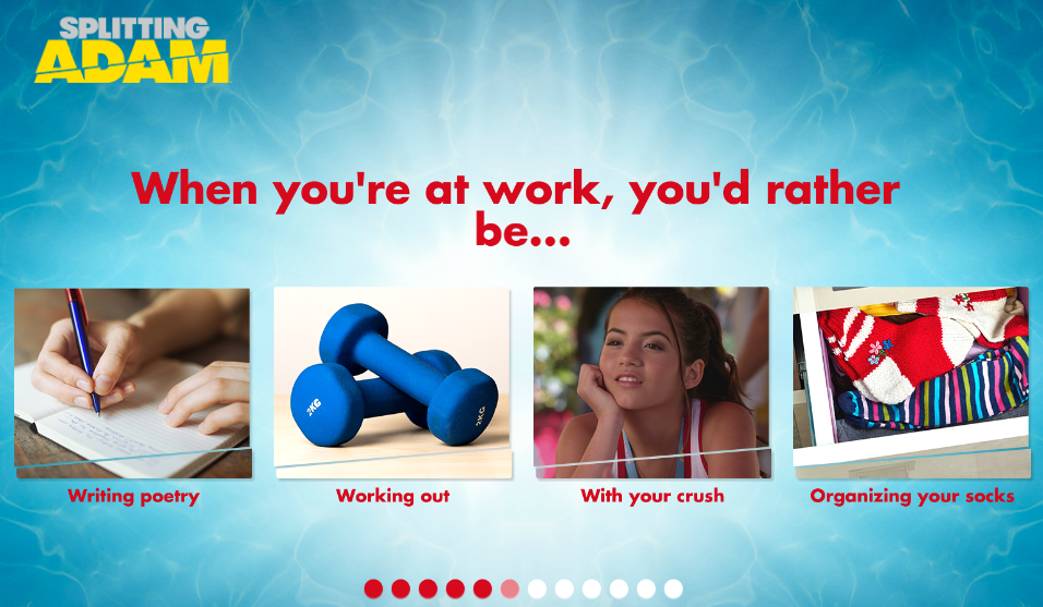 Splitting Adam: Which Adam Are You? - Play Online on Flash Museum 🕹️