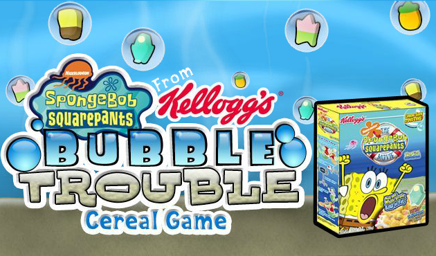 SpongeBob SquarePants: Bubble Trouble Cereal Game - Play Online on ...
