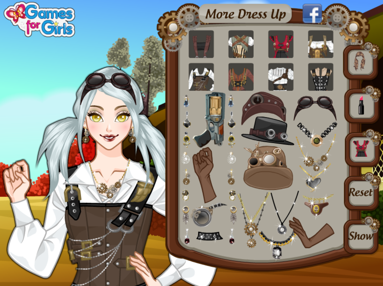 Steam Punk Make Up - Play Online on Flash Museum 🕹️