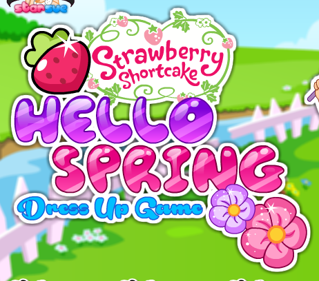 Strawberry Shortcake Hello Spring Dress Up Game - Play Online on Flash ...
