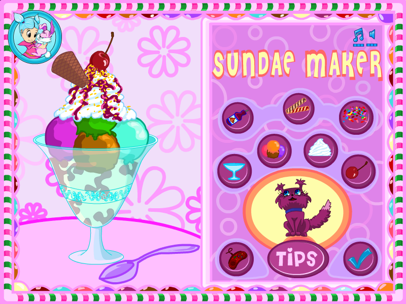 Sundae Maker - Play Online on Flash Museum 🕹️