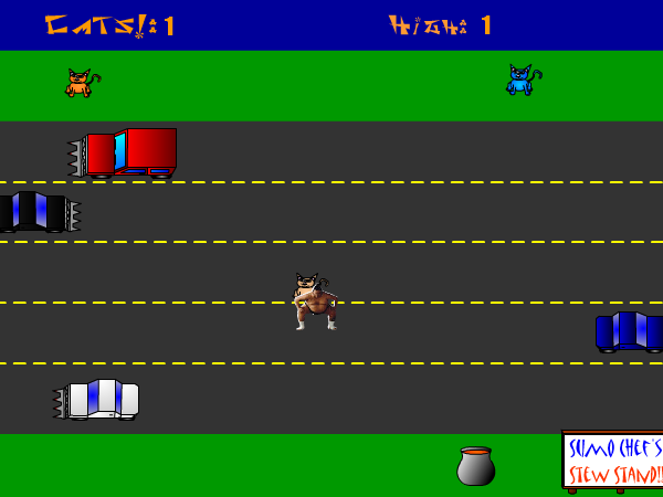 Super Sumo Highway Dash!! - Play Online on Flash Museum 🕹️
