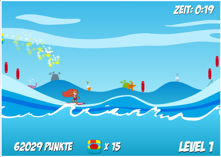 Surf Parcours - Play Online on Flash Museum 🕹️