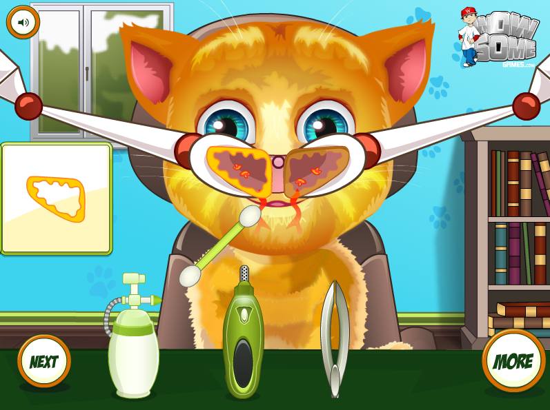 Talking Ginger Nose Doctor - Play Online on Flash Museum 🕹️