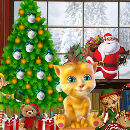 Talking Ginger X-Mas Decor - Play Online on Flash Museum 🕹️