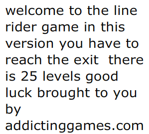 The Line Rider Game - Play Online on Flash Museum 🕹️