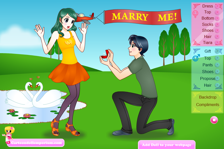 The Marriage Proposal - Play Online on Flash Museum 🕹️