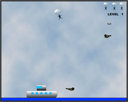 The Paratrooper - Play Online on Flash Museum 🕹️