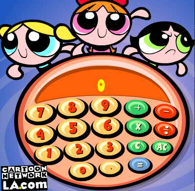 The Powerpuff Girls: Calculator - Play Online on Flash Museum 🕹️