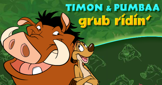 Timon & Pumbaa Grub Ridin' - Play Online on Flash Museum 🕹️