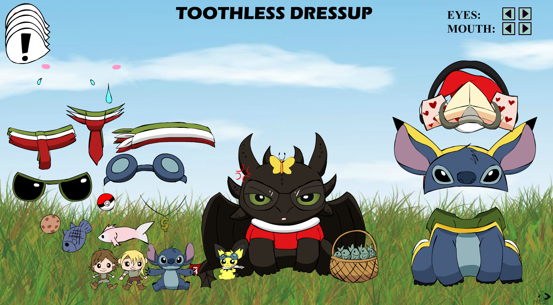 Toothless Dressup - Play Online on Flash Museum 🕹️