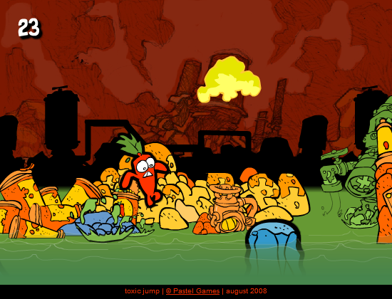 Toxic Jump - Play Online on Flash Museum 🕹️