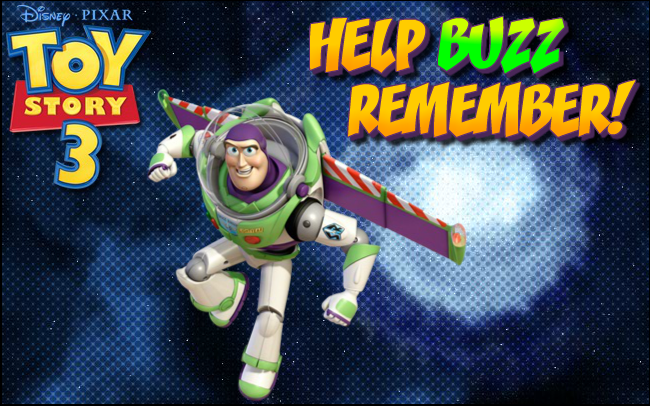 Toy Story 3: Help Buzz Remember! - Play Online on Flash Museum 🕹️