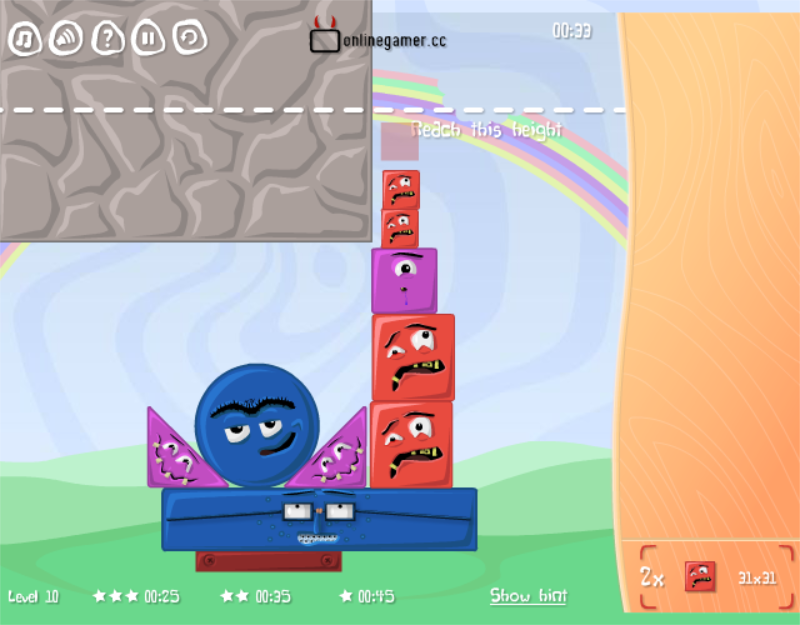 Ugly Towers - Play Online on Flash Museum 🕹️