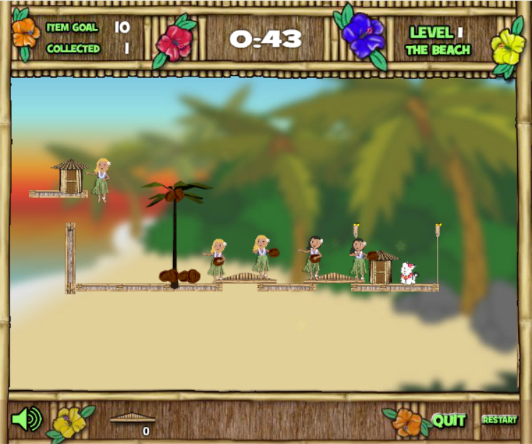 Wahine Hula Hustle - Play Online on Flash Museum 🕹️