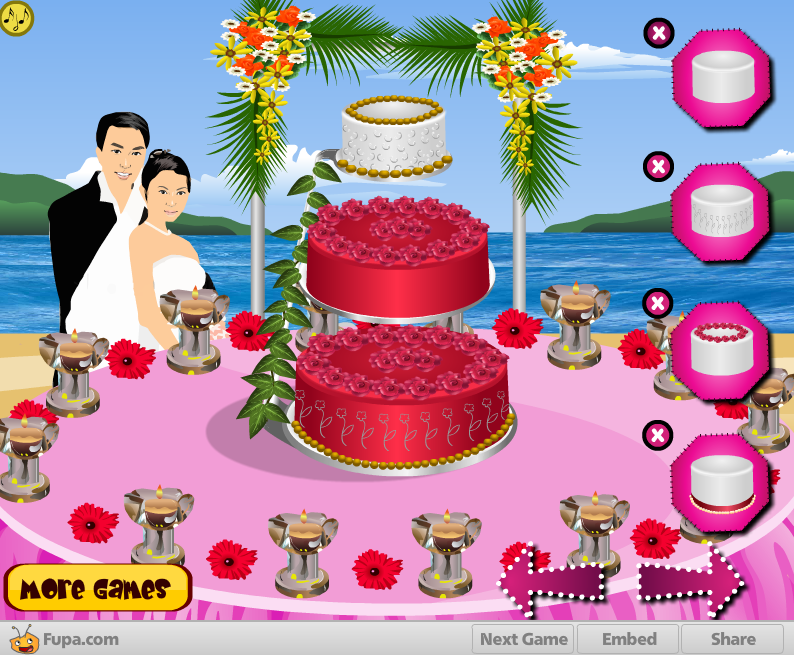 Wedding Cake Decoration - Play Online on Flash Museum 🕹️