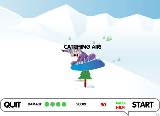 Winter1derland Snowboard Run - Play Online on Flash Museum 🕹️