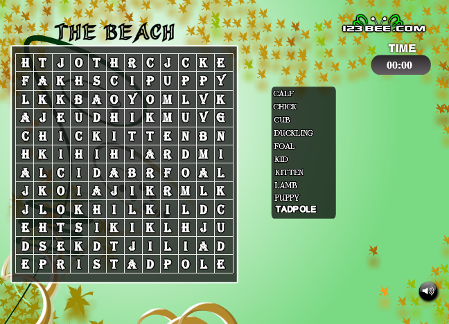 Word Search Game Play - 29 - Play Online on Flash Museum 🕹️