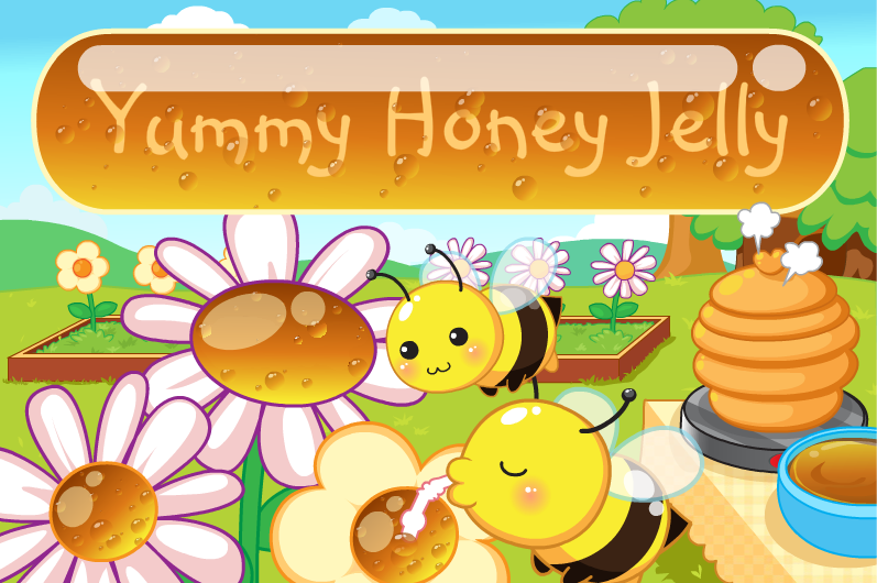 Yummy Honey Jelly - Play Online on Flash Museum 🕹️