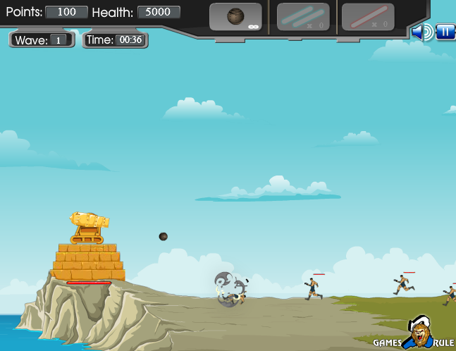360 Cannon - Play Online on Flash Museum 🕹️