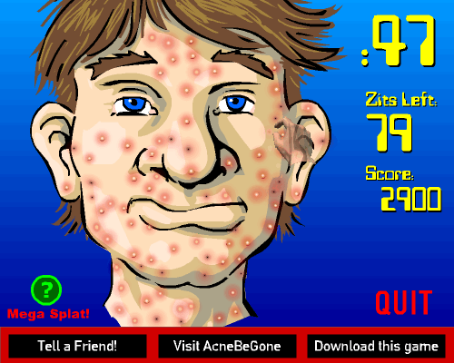 Acne Be Gone - Play Online on Flash Museum 🕹️