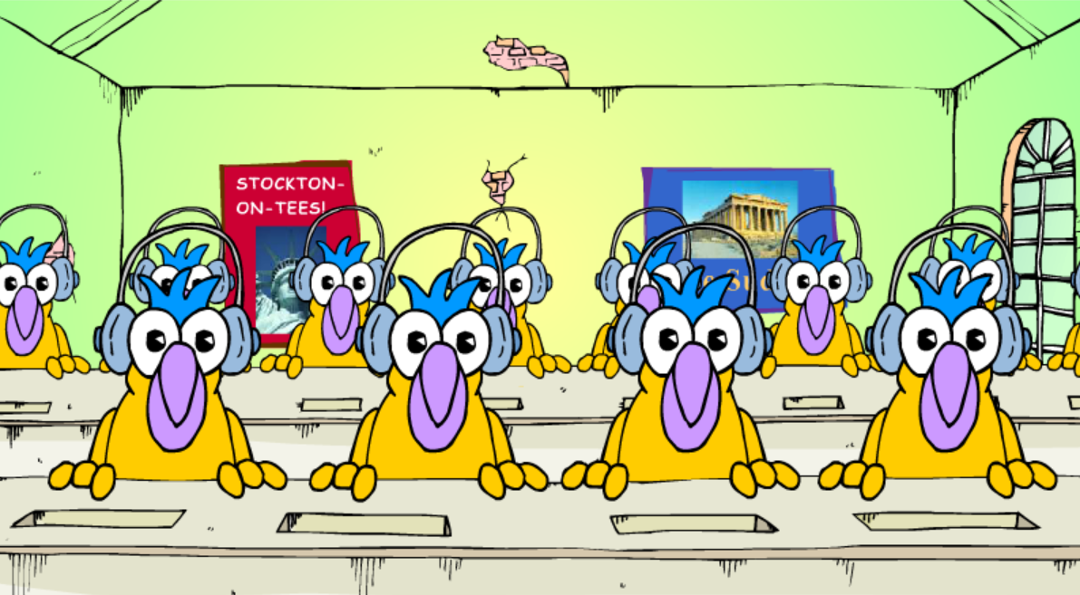 Animal School - Parrots - Play Online on Flash Museum 🕹️