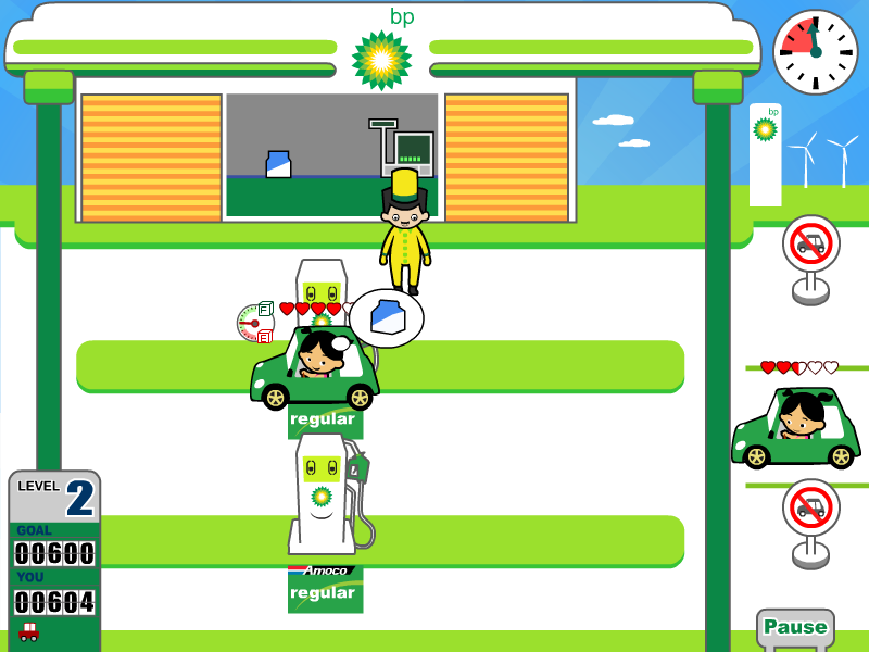 BP Gas Mania - Play Online on Flash Museum 🕹️