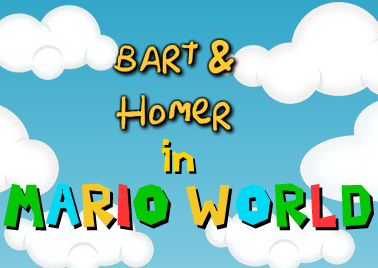 Bart and Homer in Mario World - Play Online on Flash Museum 🕹️