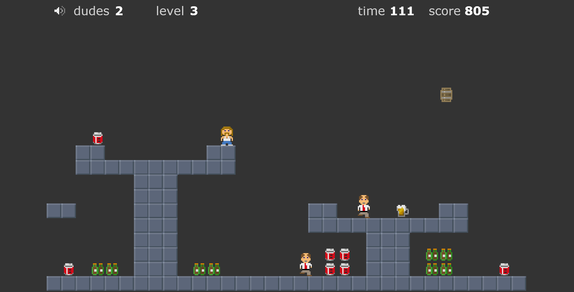 Beer Dude 2 - Play Online on Flash Museum 🕹️