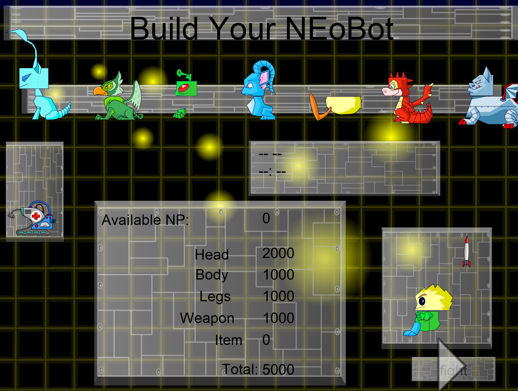 Build your Neobot - Play Online on Flash Museum 🕹️