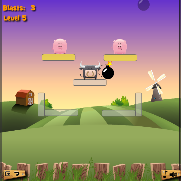 Bull Blast - Play Online on Flash Museum 🕹️