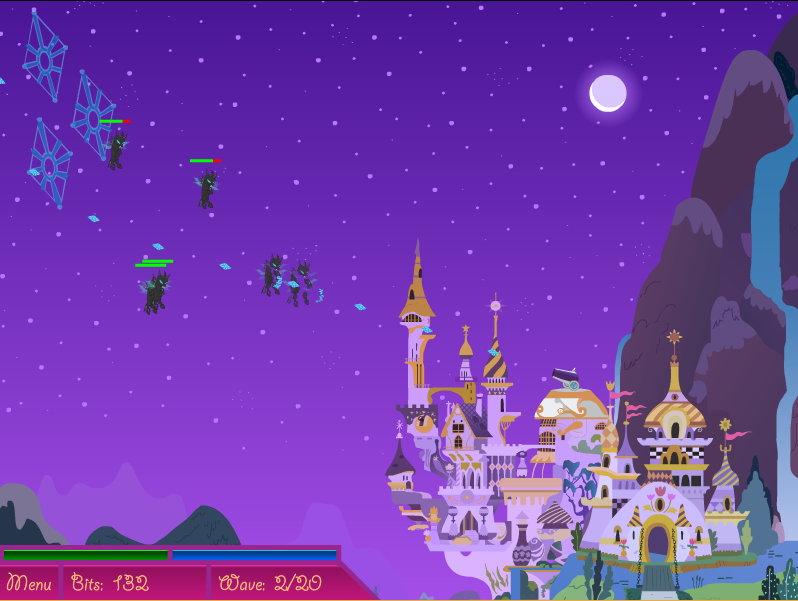 Canterlot Defence - Play Online on Flash Museum 🕹️