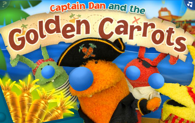 Captain Dan and the Golden Carrots - Play Online on Flash Museum 🕹️