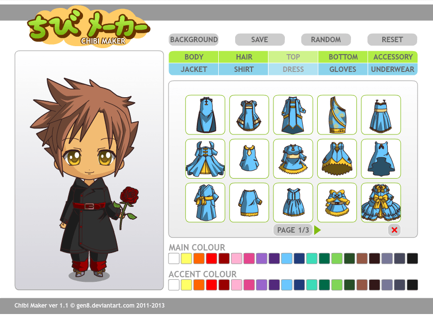 Chibi Maker Play Online on Flash Museum