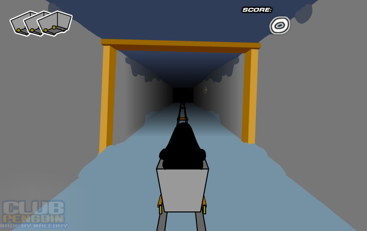 Club Penguin Cart Surfer - Play Online on Flash Museum 🕹️