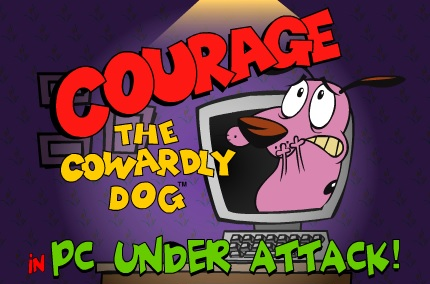 Courage the Cowardly Dog: PC Under Attack! - Play Online on Flash Museum 🕹️