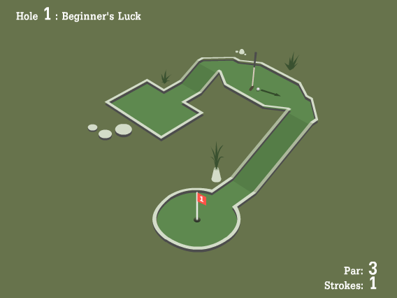 Crazy Golf - Play Online on Flash Museum 🕹️