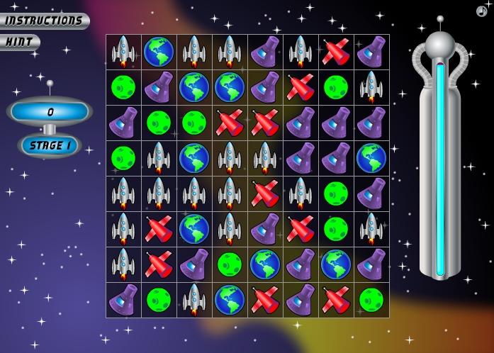 Deep Space Match - Play Online on Flash Museum 🕹️