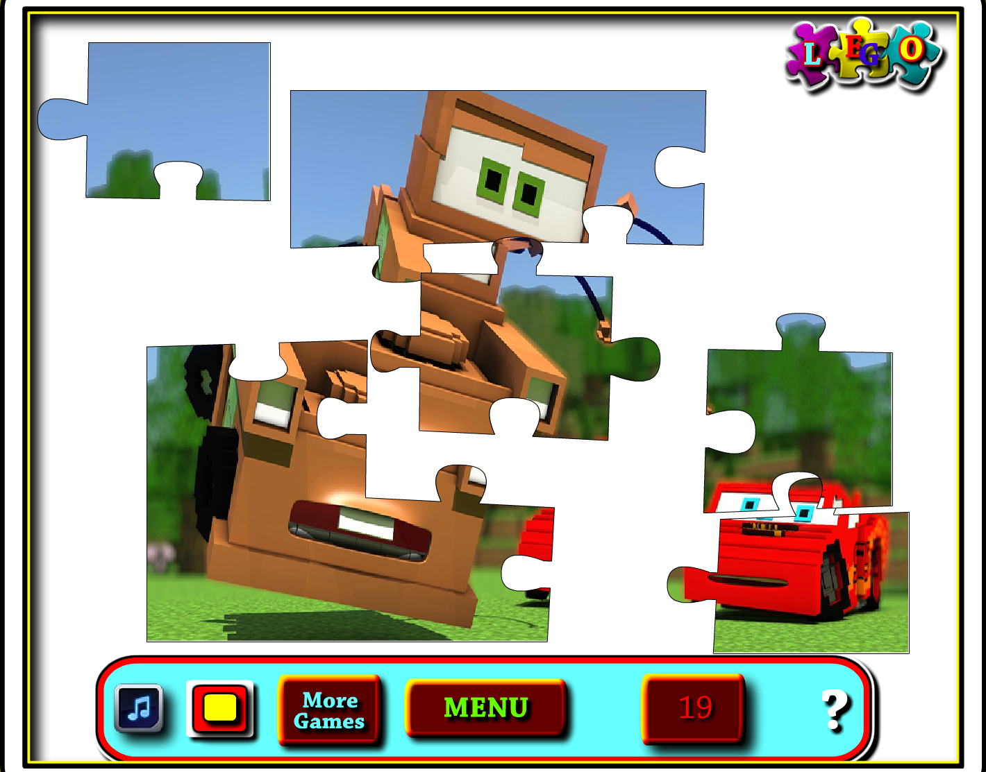 Disney Minecraft Cars - Play Online on Flash Museum 🕹️