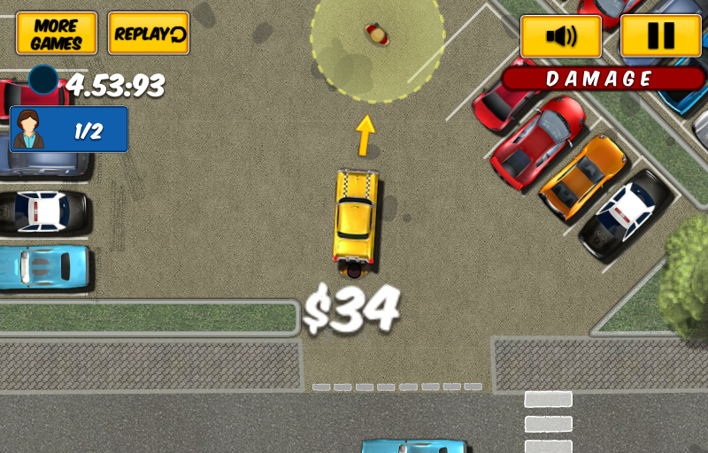Drive Town Taxi - Play Online on Flash Museum 🕹️